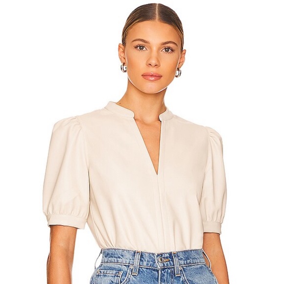 Steve Madden | Tops | Steve Madden Vegan Leather Top | Poshmark